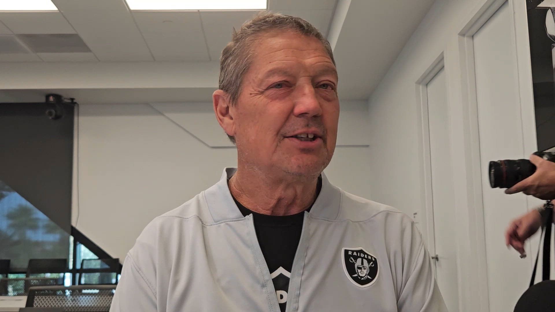 Las Vegas Raiders OL Coach Rick Dennison Urgency & Identity