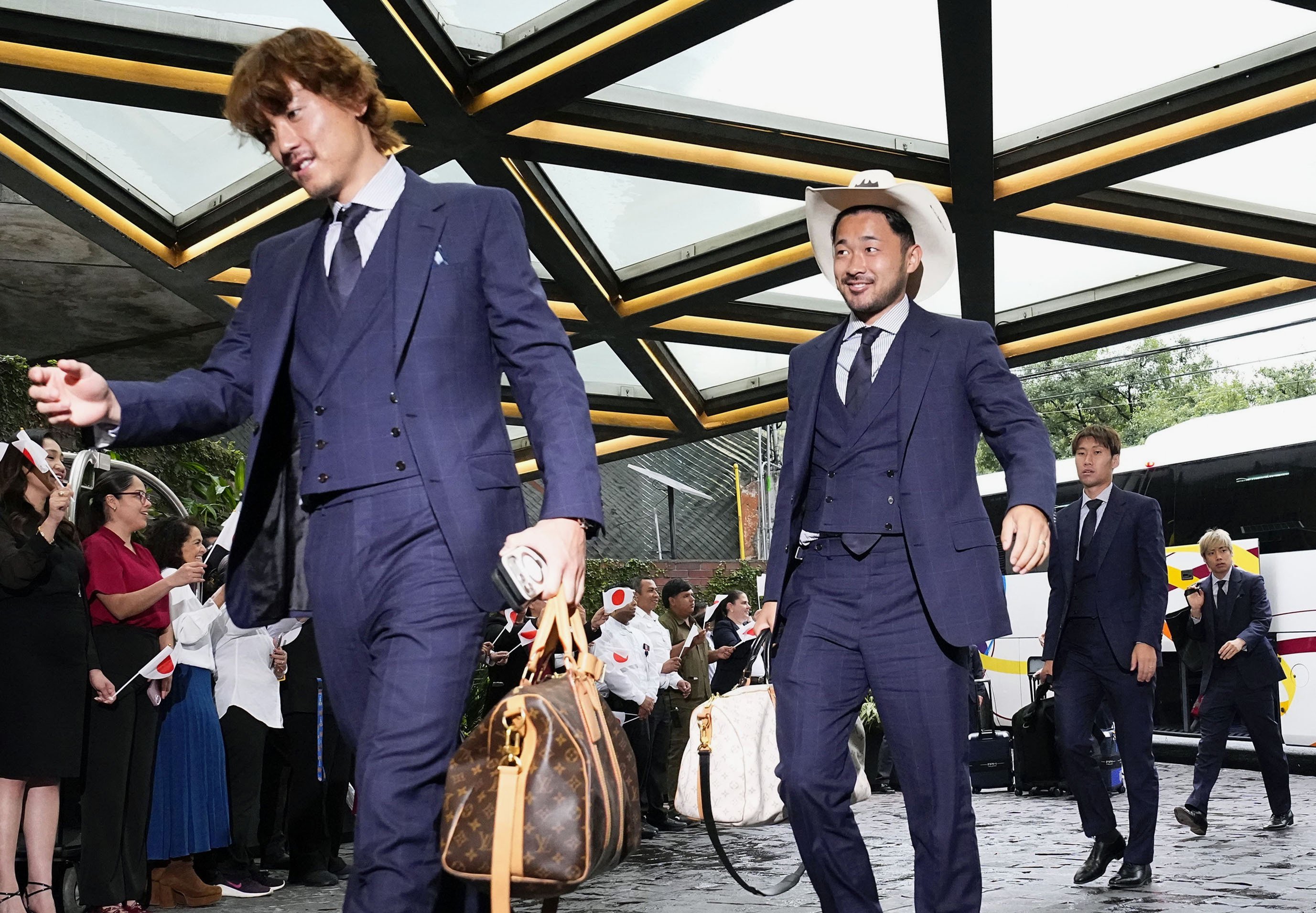 Football: Japan arrive to warm welcome in Monterrey for pre-World Cup camp