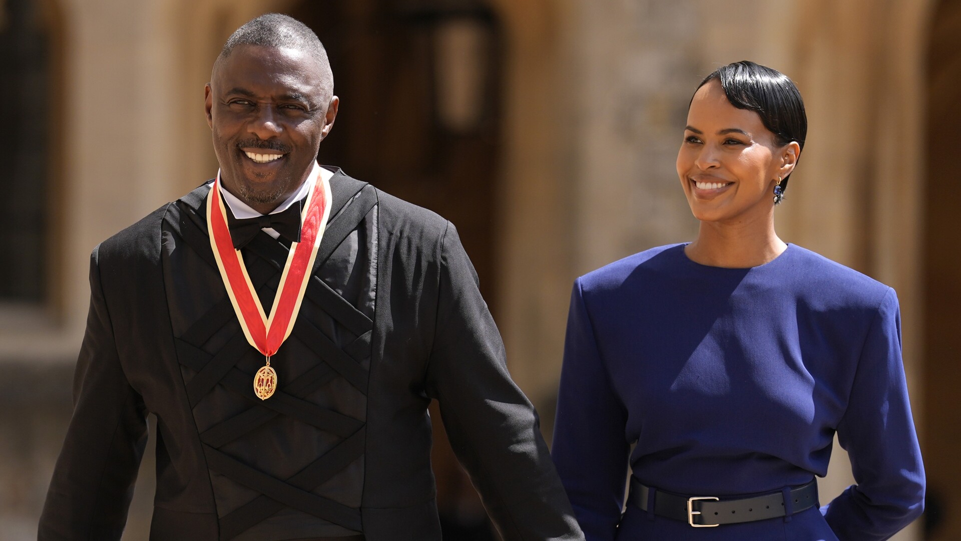Idris Elba knighted by King Charles at Windsor Castle for anti-knife ...