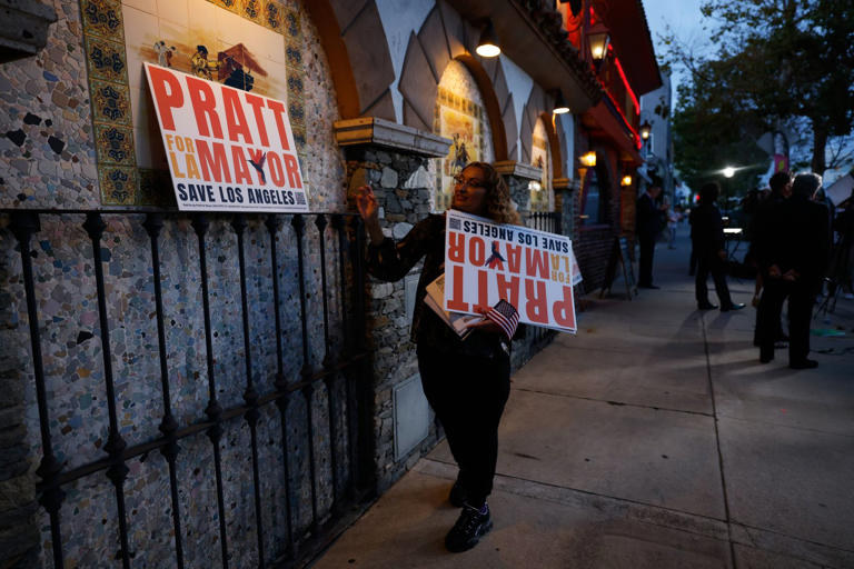 Los Angeles Mayor Karen Bass advances to November runoff as she seeks ...