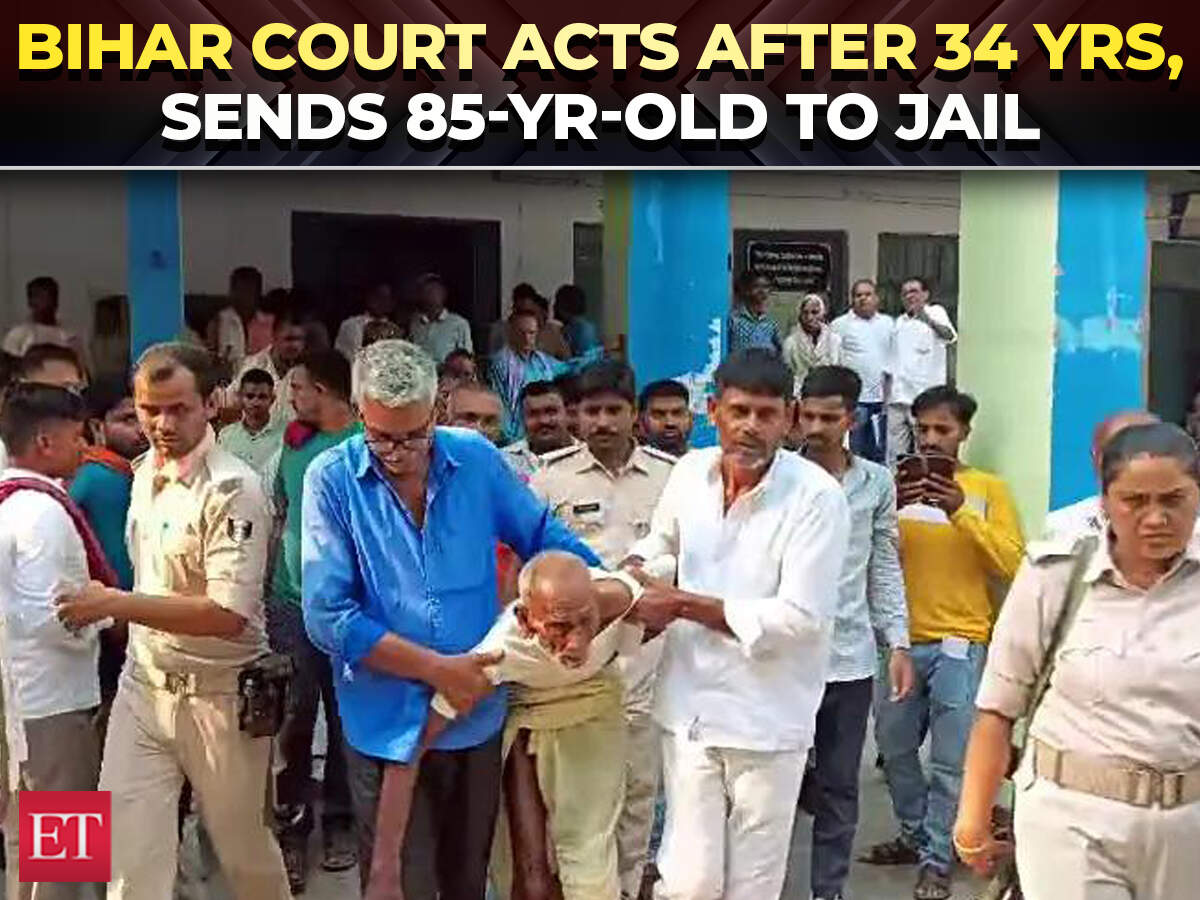 34 years later, Bihar court sends 85-year-old convict to prison in ...