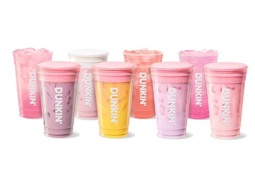 Dunkin' reveals Barbie collaboration, pink summer drinks