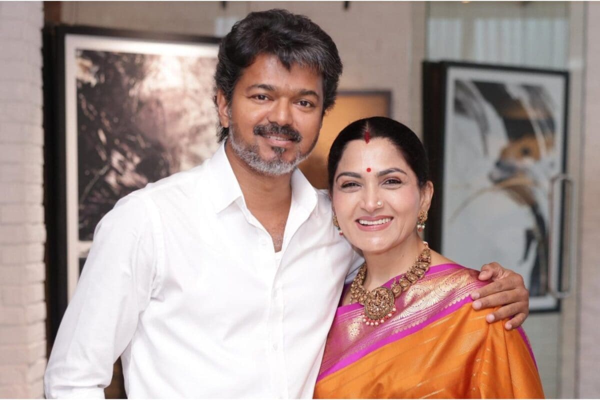 'Children couldn't take their...': Khushbu Sundar visits Vijay's home ...