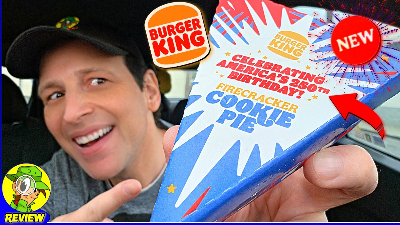 Burger King firecracker cookie pie review experience