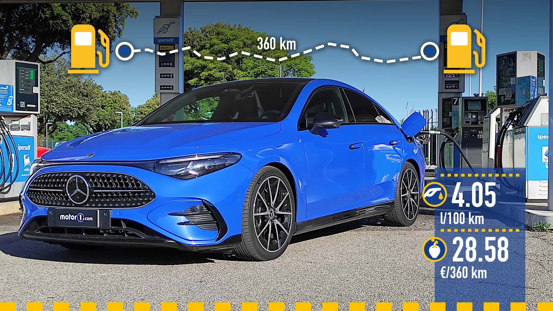 Mercedes CLA mild hybrid (2026), la prova dei consumi reali
