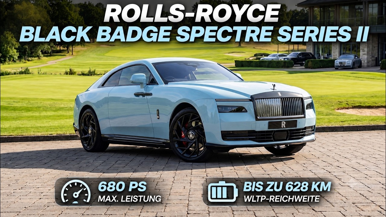 2027 Rolls-Royce Black Badge Spectre Series II: 680 PS & 1.100 Nm!