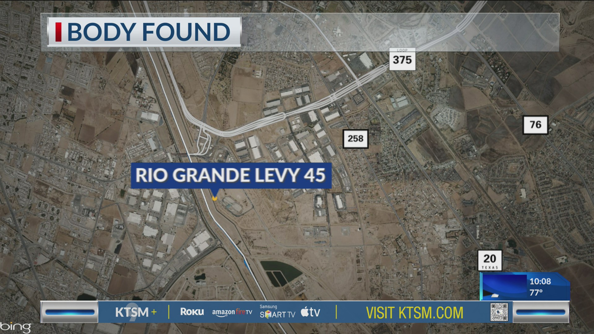 Body recovered in El Paso's Lower Valley