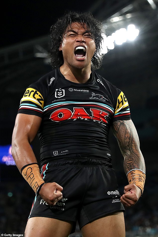 Footy fans think NRL superstar went undercover as his team's mascot