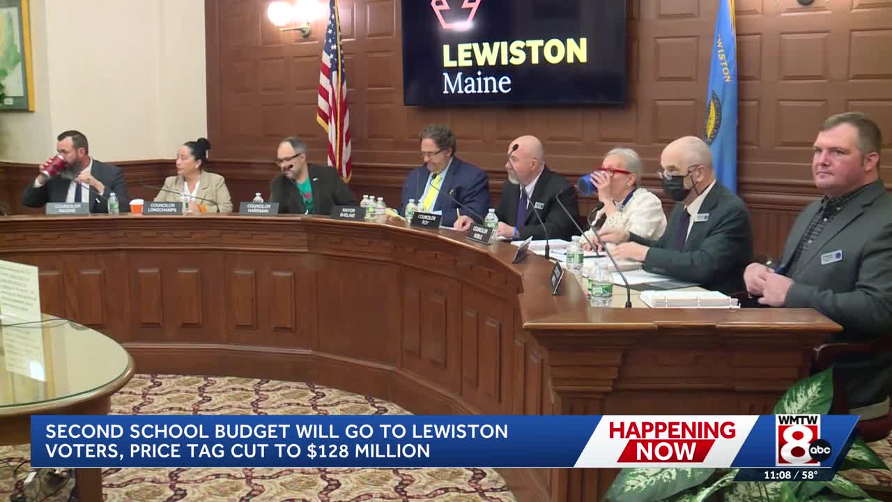 Lewiston City Council advances second school budget to the ballot box