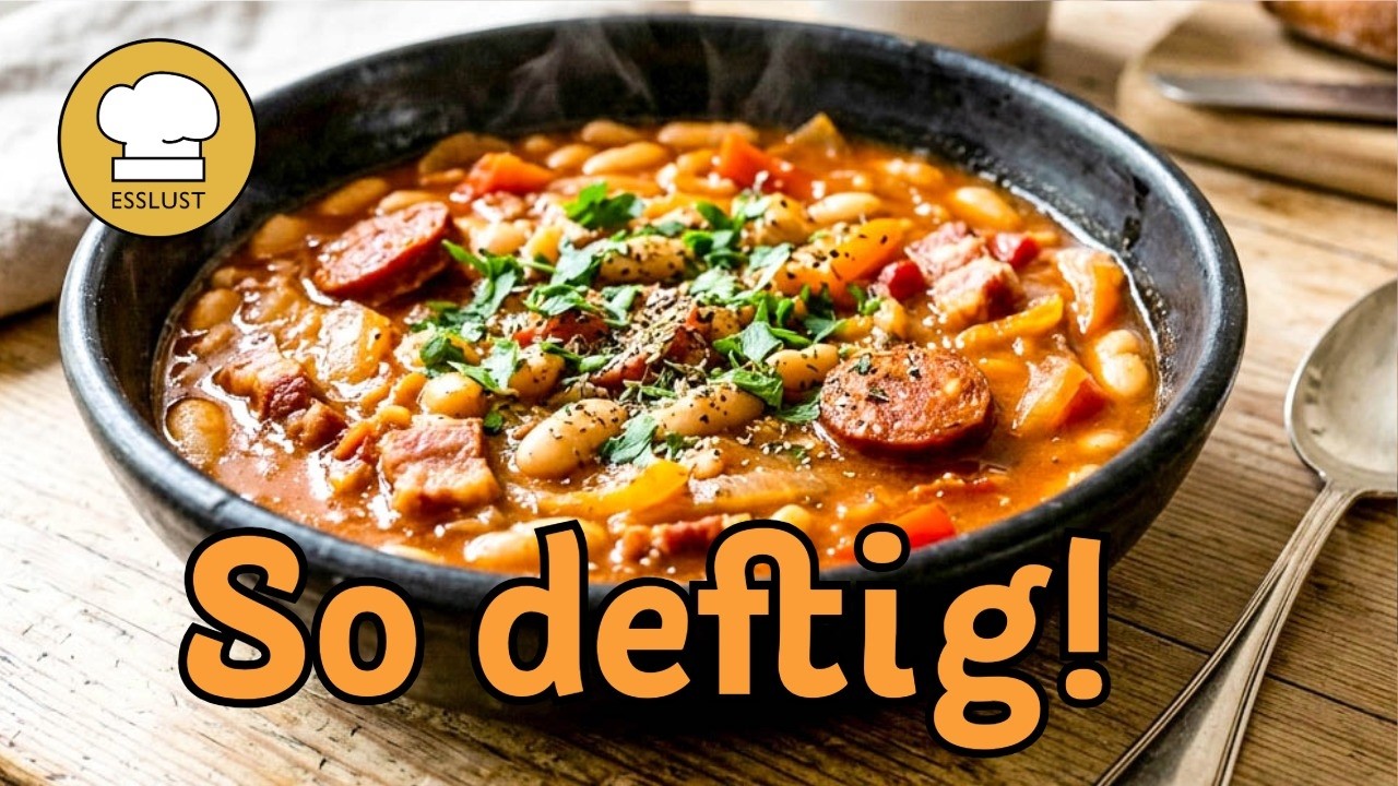 Texas Pfanne mit Bohnen und Speck – deftig, würzig & wunderbar sättigend