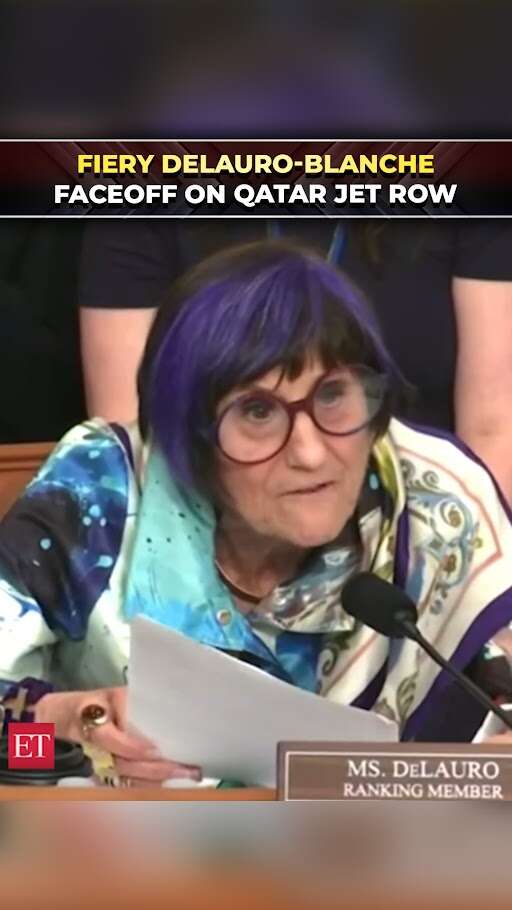 Watch: DeLauro, Todd Blanche heated exchange over Trump's Qatari jet deal