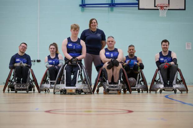 Only wheelchair rugby club within 150 miles receives £1,000 donation