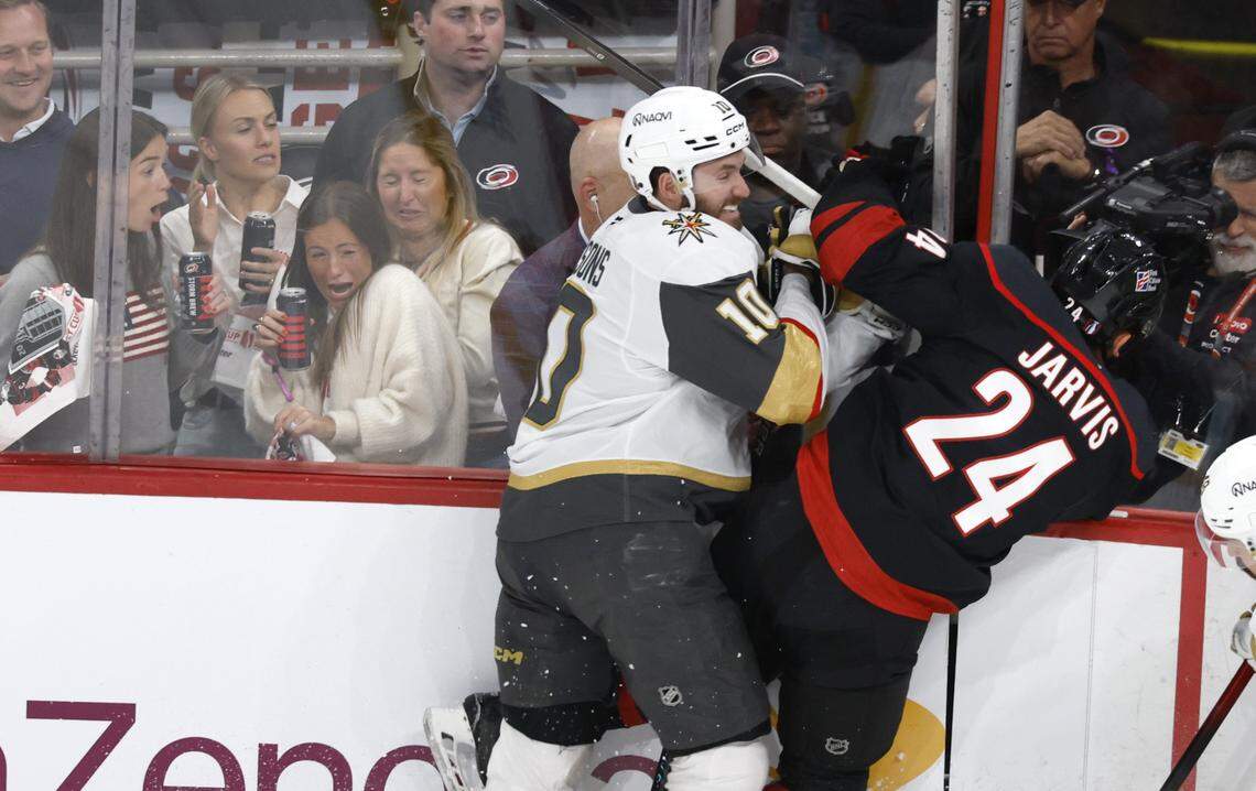 Hurricanes squander fast start, fall to Vegas in Game 1 of Stanley Cup ...