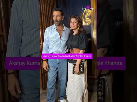 Akshay Kumar spotted with wife Twinkle Khanna