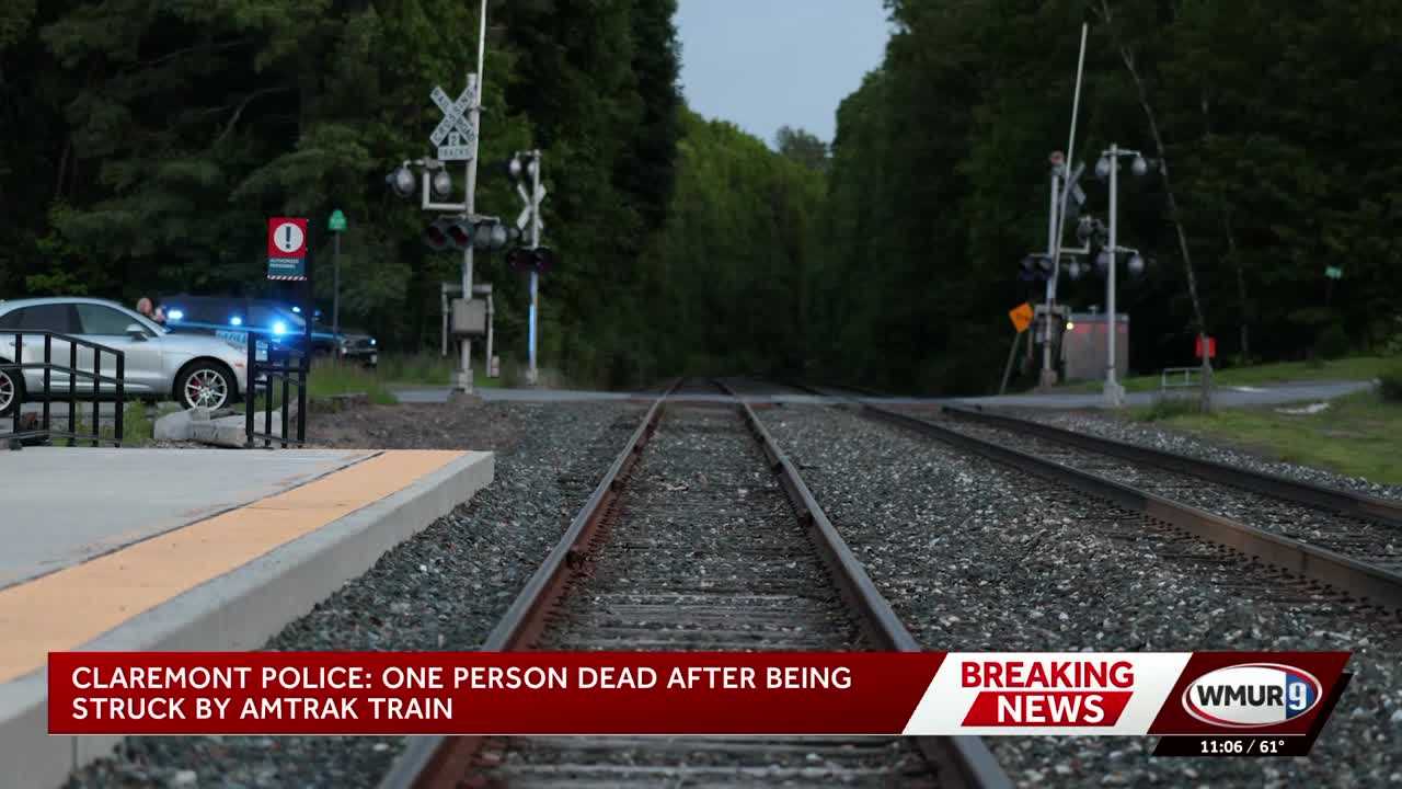 Person struck, killed by Amtrak train in Claremont, officials say
