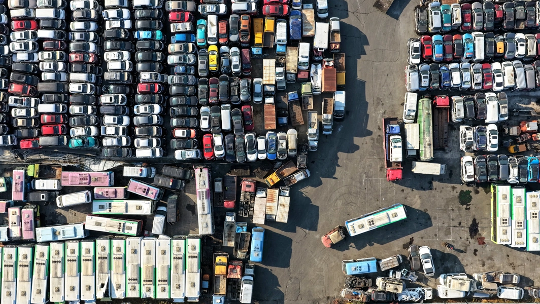 Where vehicles, aircraft, and ships end their journeys