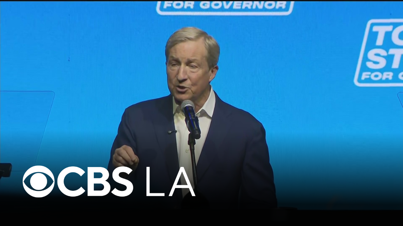 Tom Steyer calls out corporations and special interests while ...