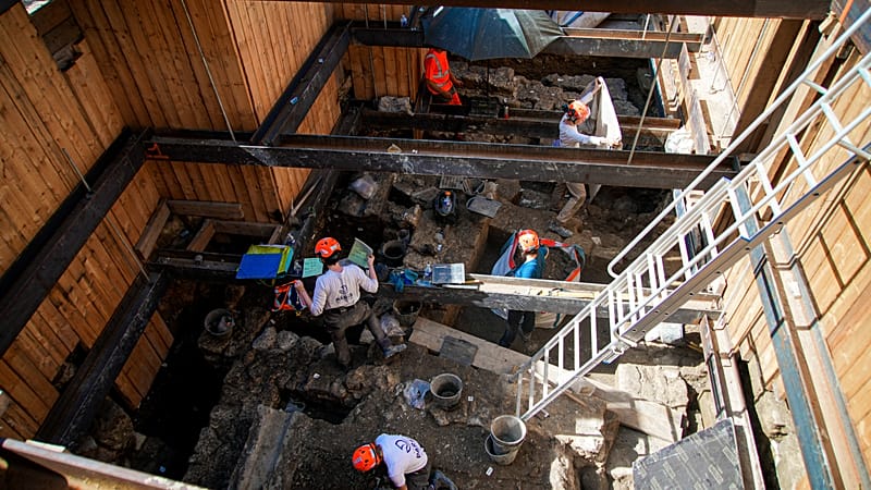 Archaeologists uncover centuries of history beneath Paris Notre-Dame square