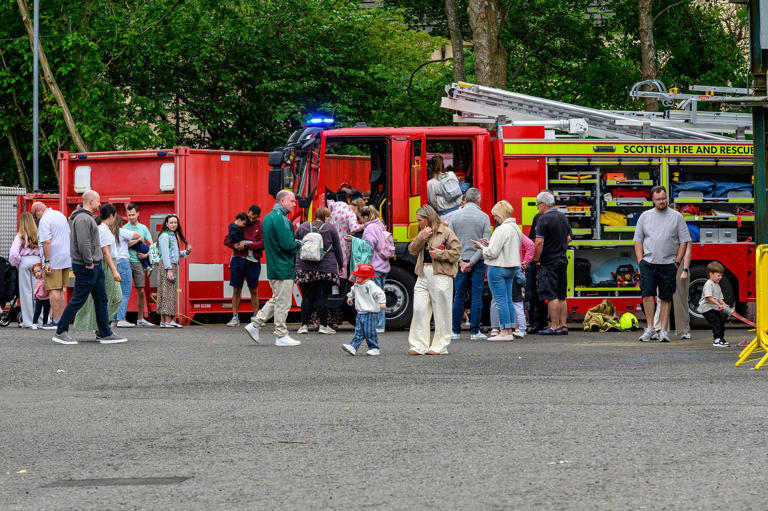 Falkirk Fire Station's open day proves a hit with families