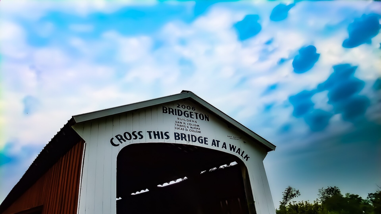 Where else can you road trip past 31 covered bridges with the windows ...