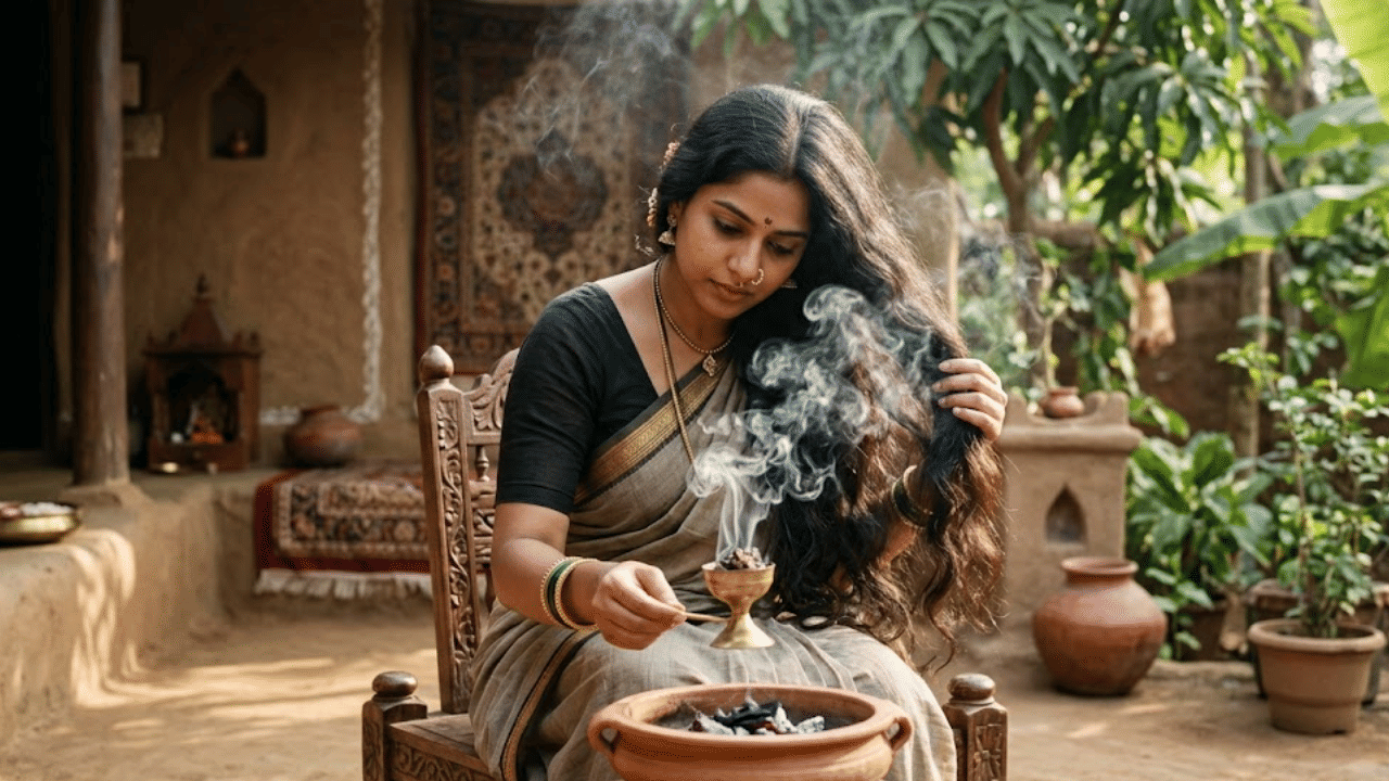 Why women in India used dhoop on their hair – ancient hair beauty ...