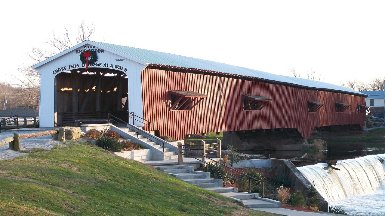 Where else can you road trip past 31 covered bridges with the windows ...