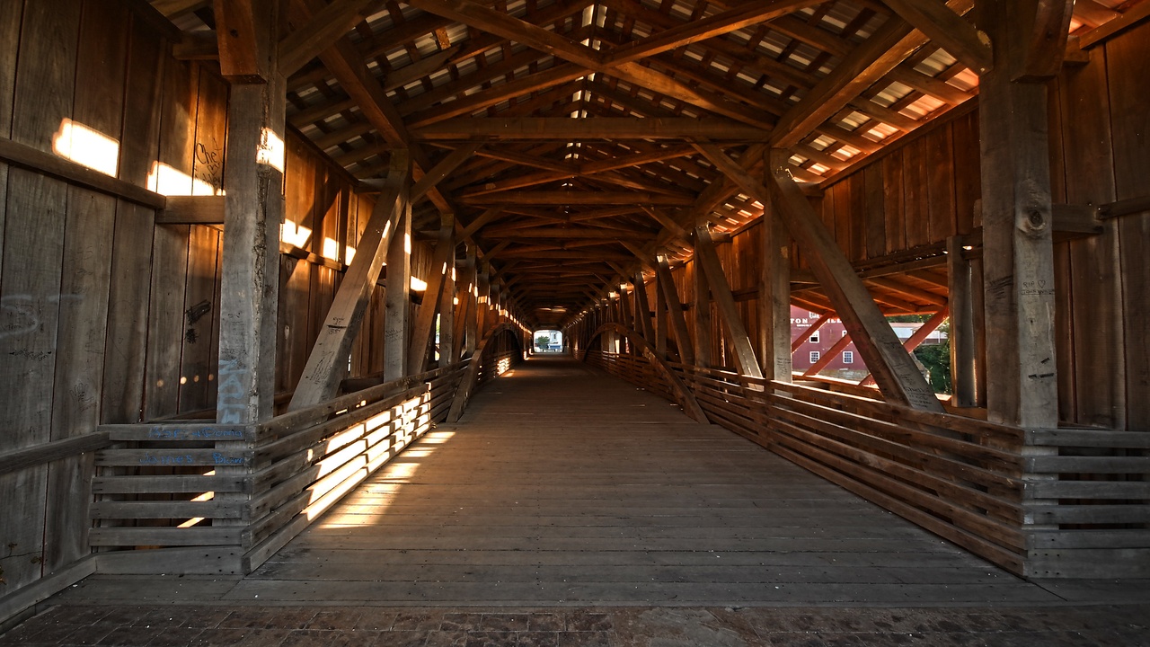 Where else can you road trip past 31 covered bridges with the windows ...