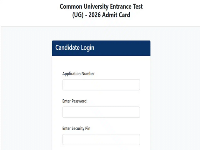 CUET UG 2026: New admit card issued for rescheduled exam; exam to be ...