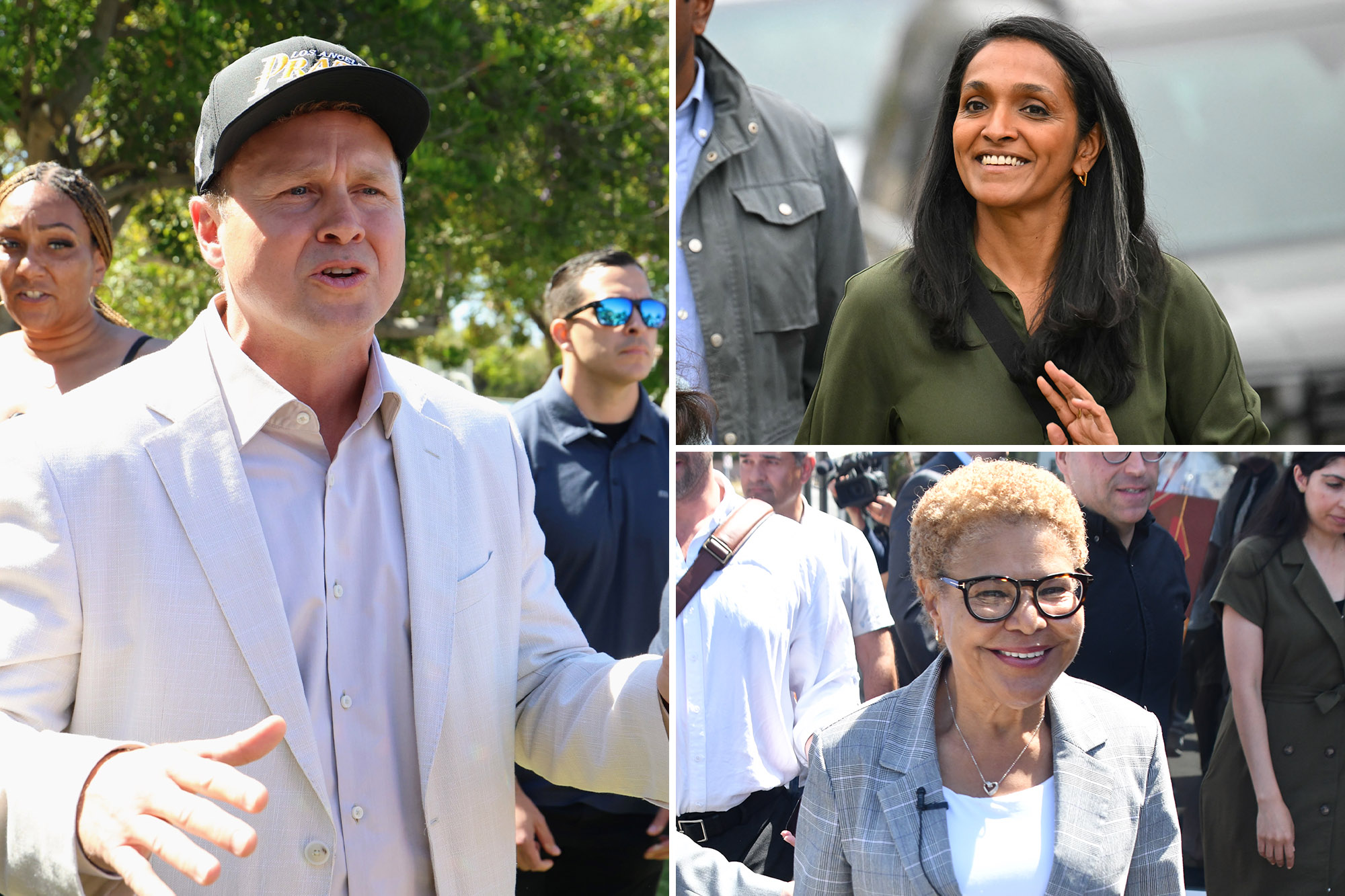 Karen Bass and Spencer Pratt lead Nithya Raman for Los Angeles mayor in ...