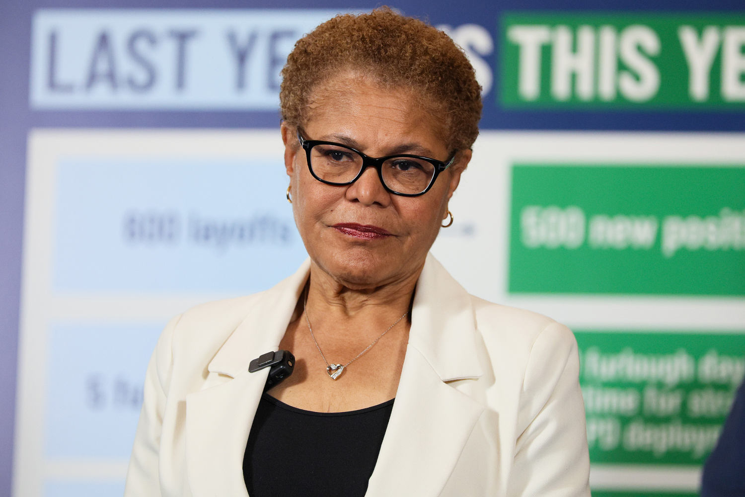 Los Angeles Mayor Karen Bass pulled into a runoff in her race for a ...