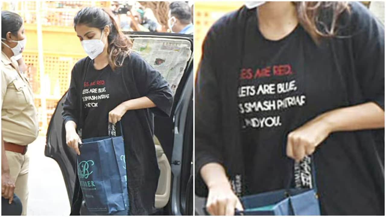 Rhea Chakraborty says NGO sold 20,000 'Smash the patriarchy' T-shirts ...