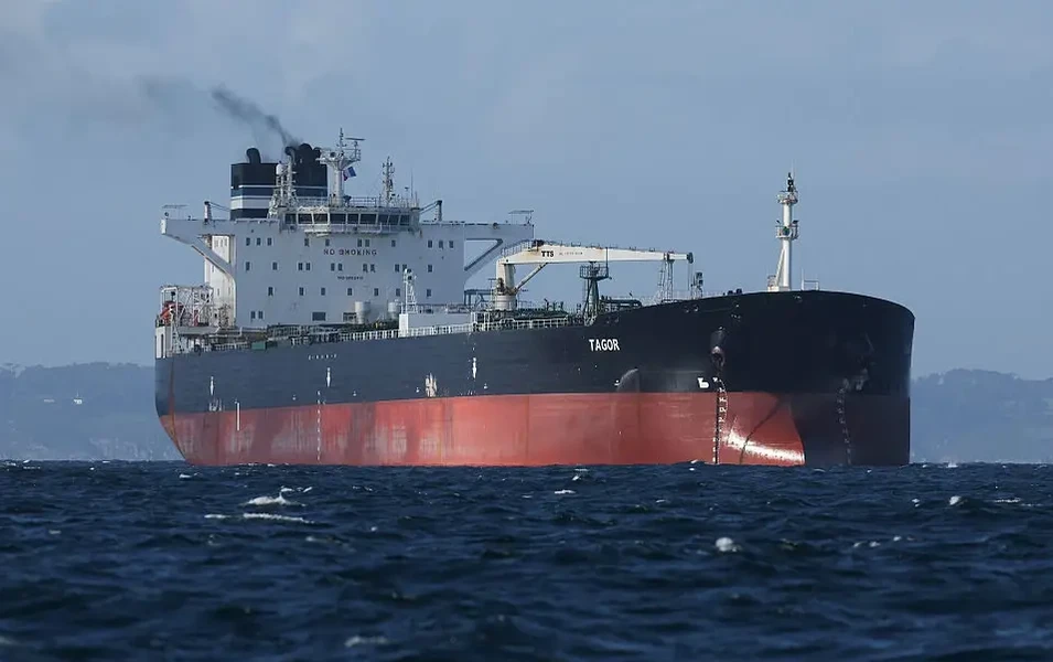 French navy escorts seized Russian-linked tanker to bay