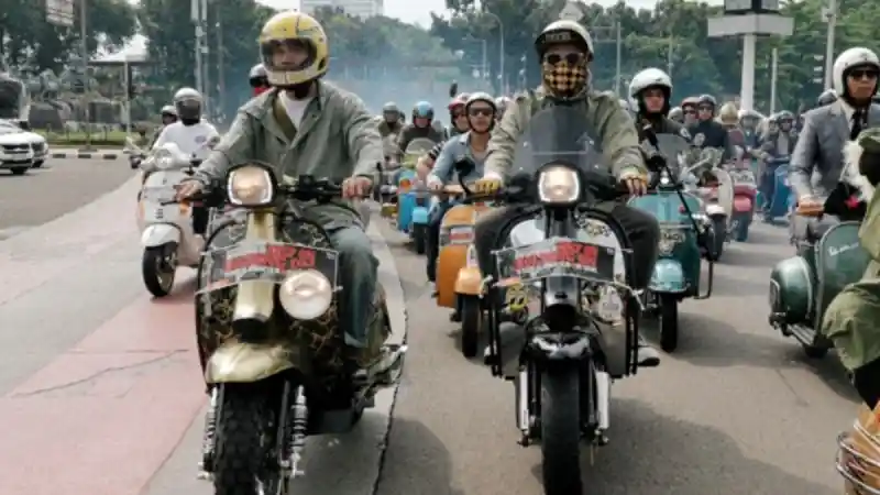 Scomadi Indonesia ramaikan Jakarta Mods May Day 2026