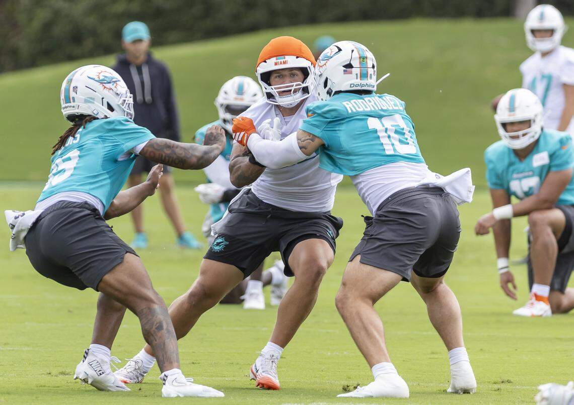 Dolphins LB Jacob Rodriguez, WR Chris Bell highlight list of rookie ...