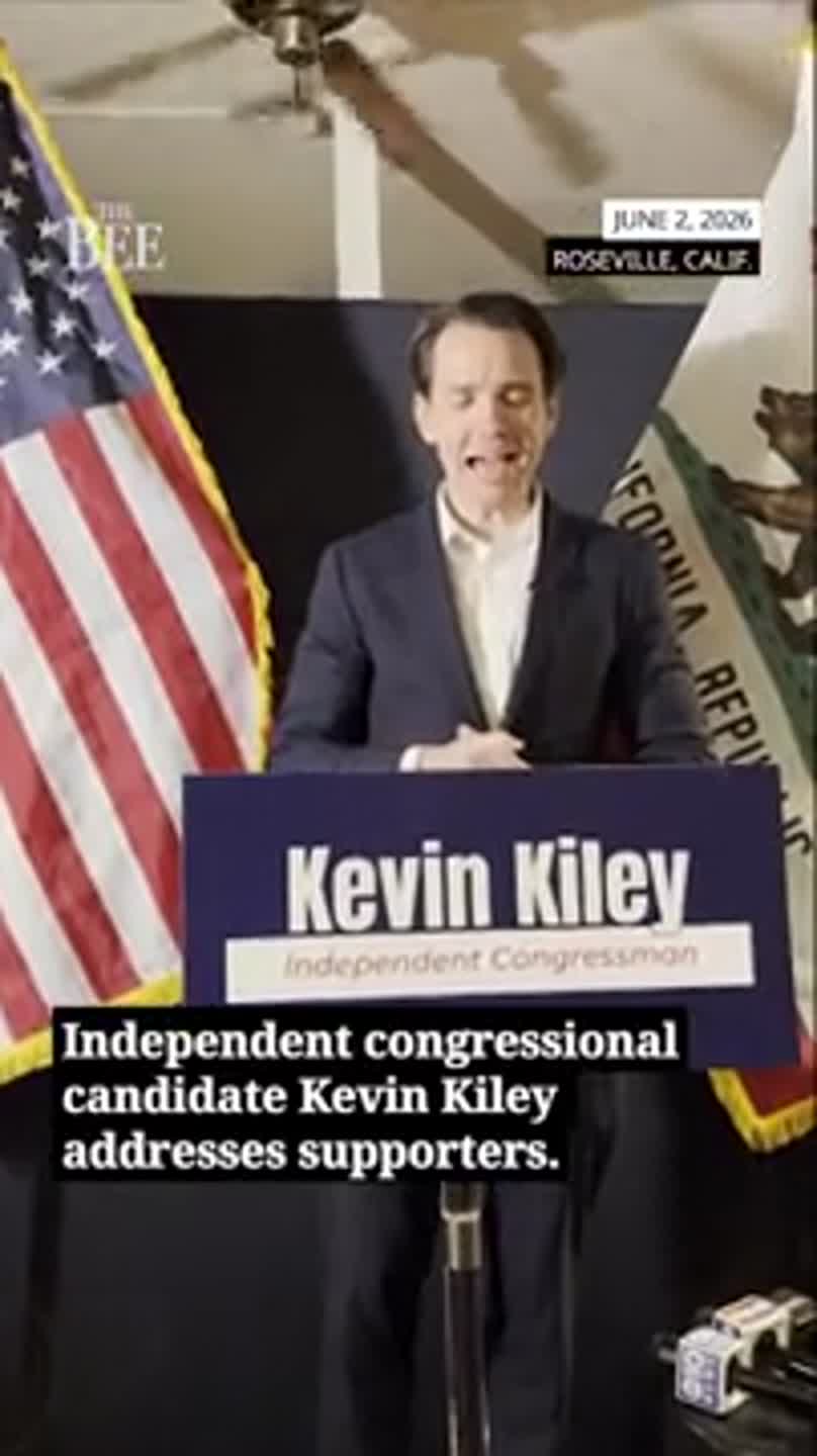 Listen as US Rep. Kevin Kiley addresses early results