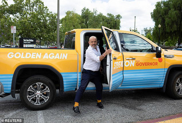Ex-Fox star Steve Hilton surges in California governor race