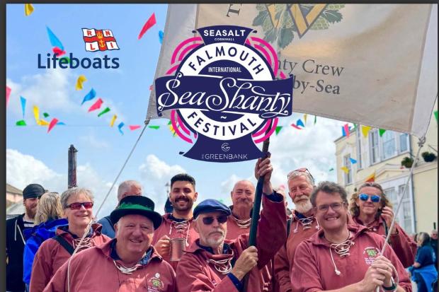 Sea shanty group to feature on major festival programme cover