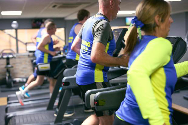 Running club completes 40-hour treadmill challenge for charity