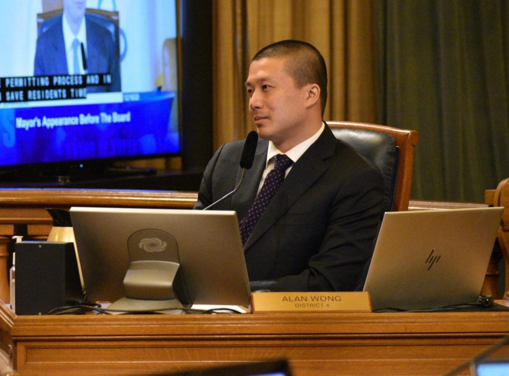 San Francisco supervisor Alan Wong appears poised to keep his seat