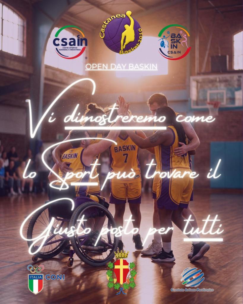 Baskin, al PalaRitiro di Messina l’open day organizzato dal Castanea Basket