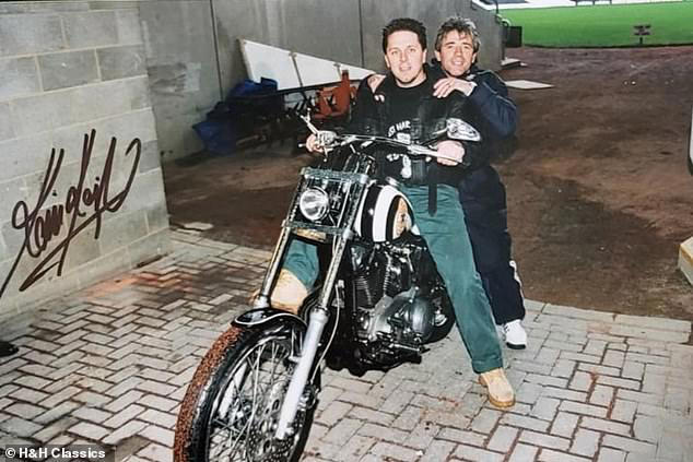 Kevin Keegan's one-off Harley-Davidson motorcycle to be auctioned after ...