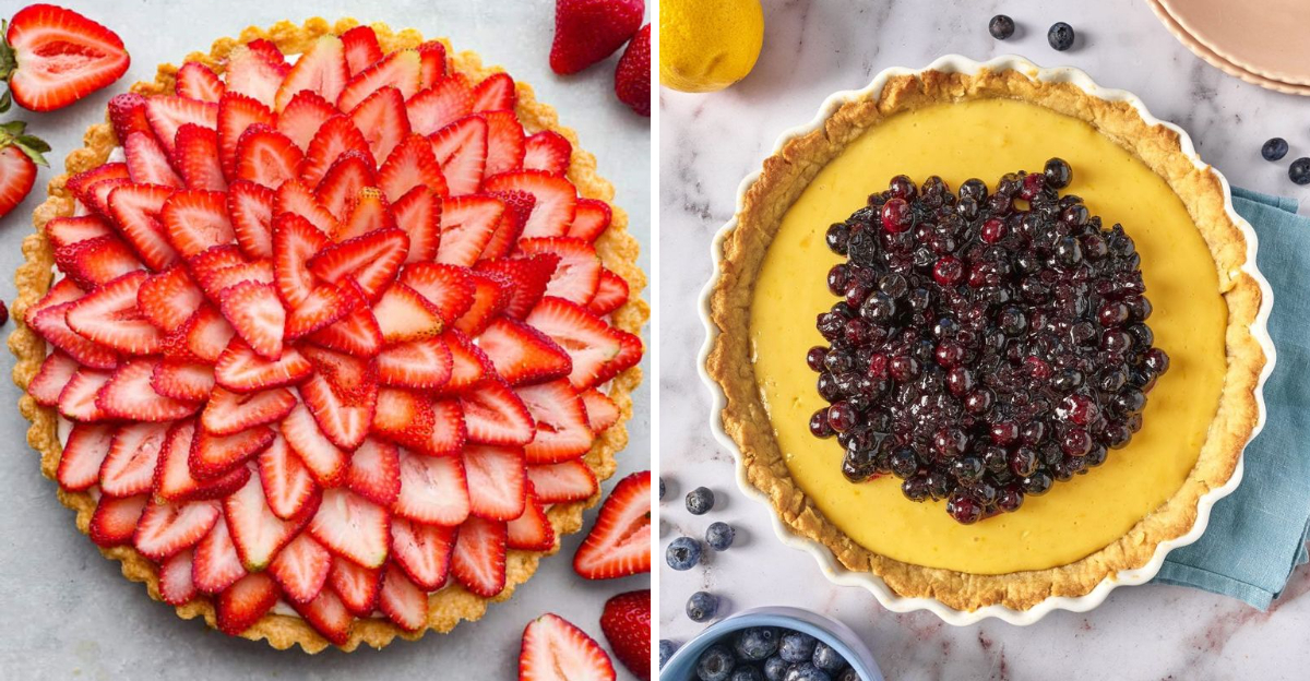 22 summer tart recipes filled with fruit, cream, and colour