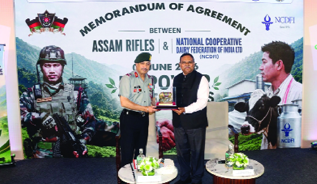 NCDFI, Assam Rifles sign MoA to bolster milk supply via cooperatives