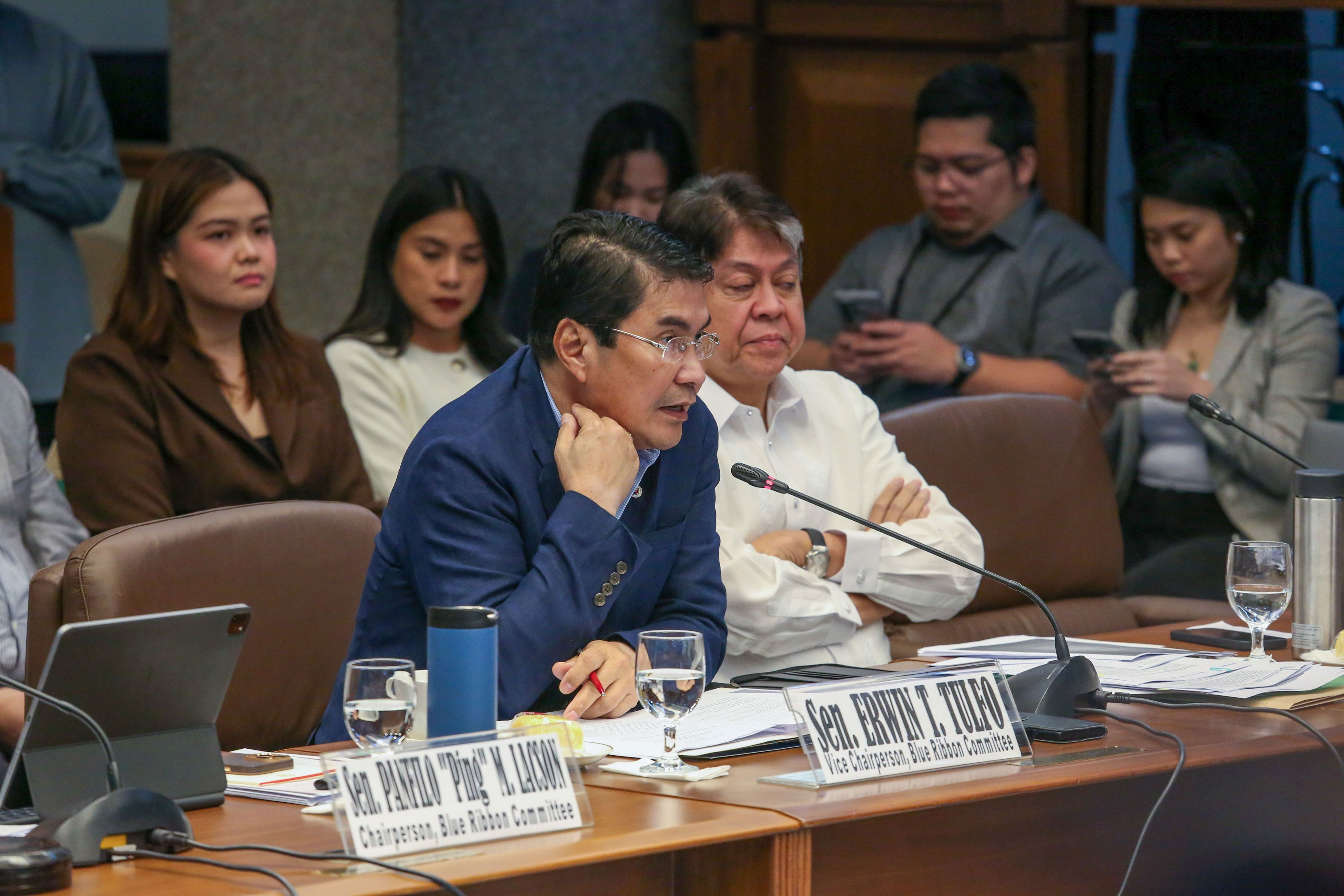 Tulfo says Blue Ribbon flood control probe to resume on June 8