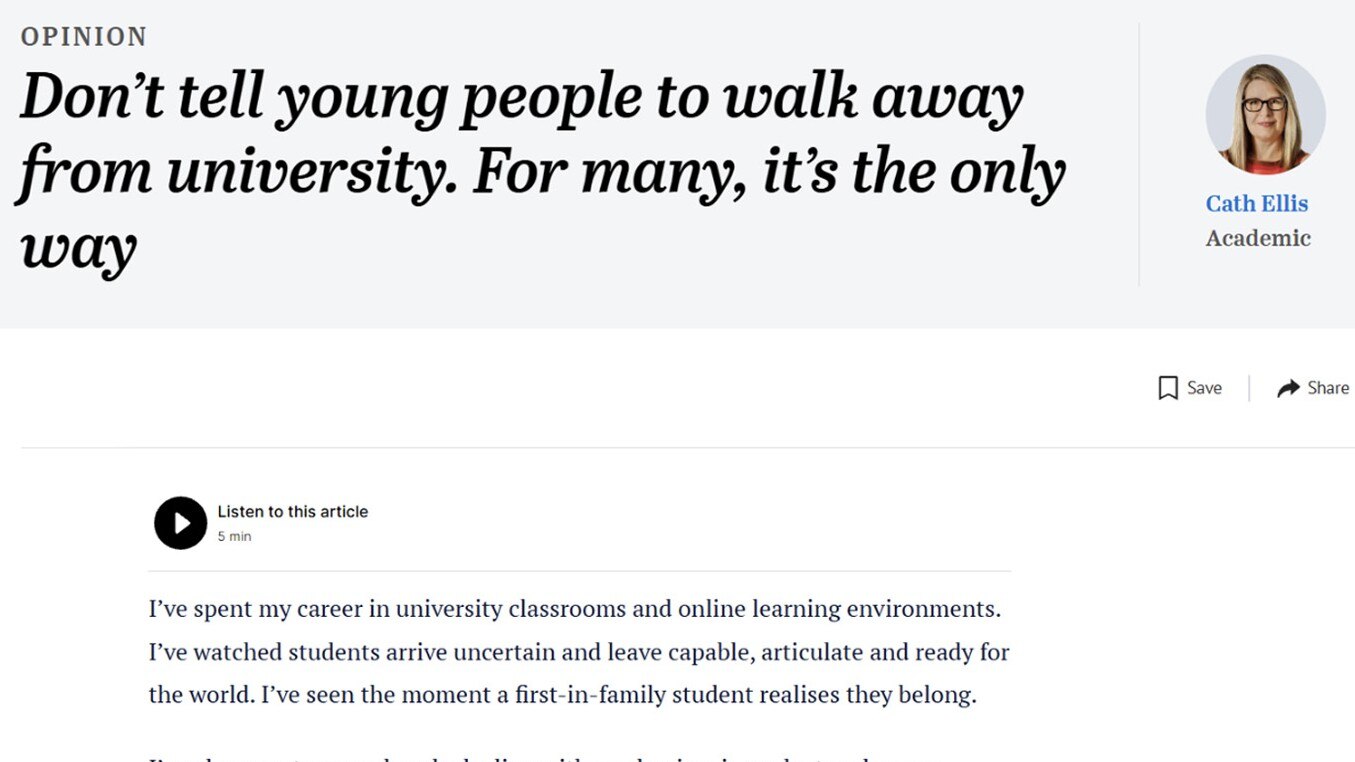 Sydney Morning Herald takes down opinion piece about AI after author ...