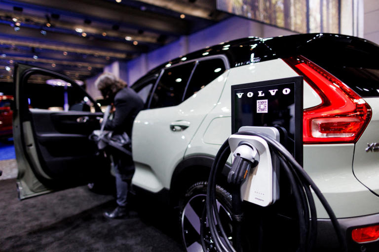 Volvo car’s sales fall 5.5% as industry headwinds continue
