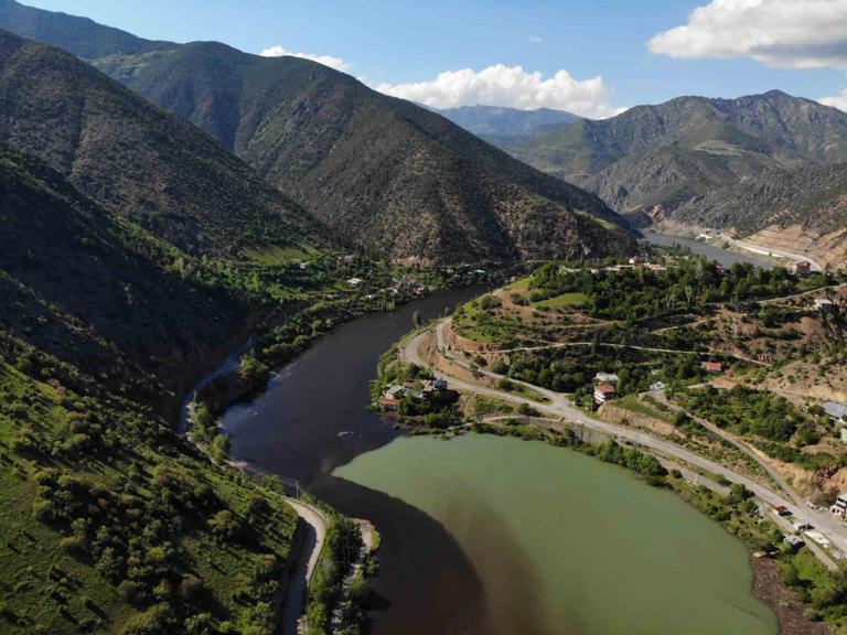 Torul Baraj Gölü’nde alg patlaması, suyun yüzeyi koyulaştı