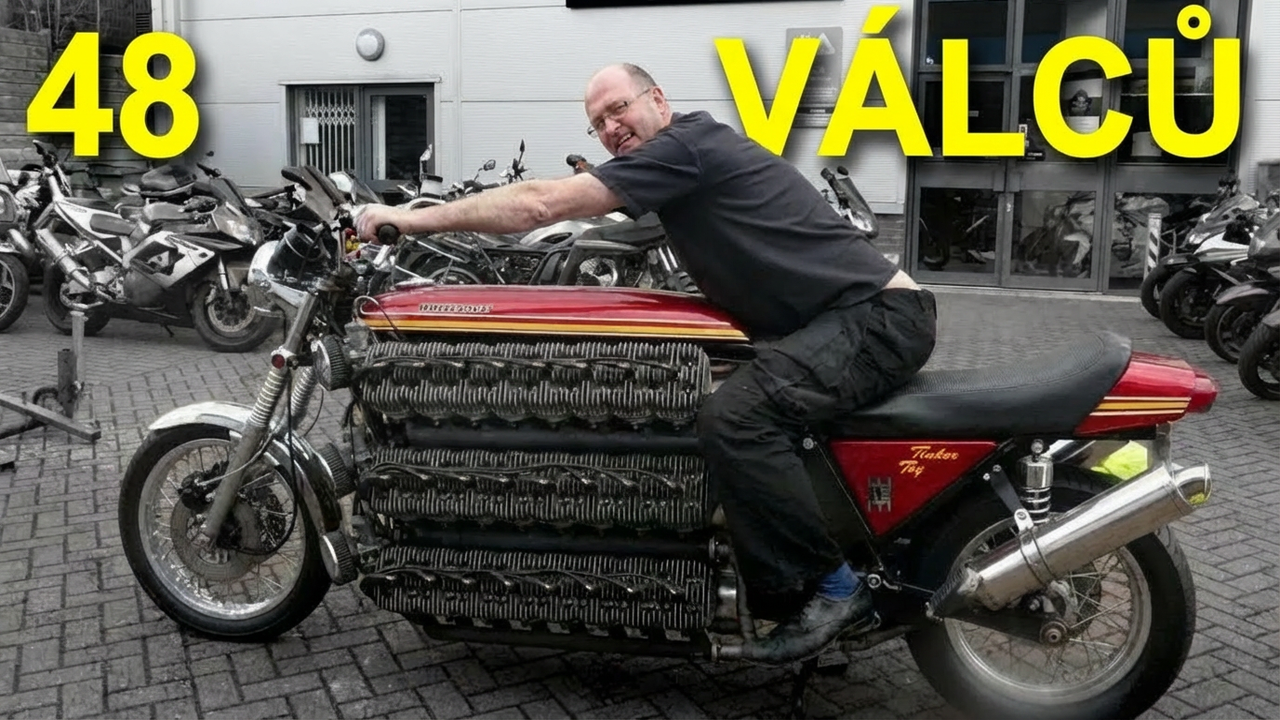 Motorka s 48 válci – Tinker Toy, jakou jsi ještě neviděl