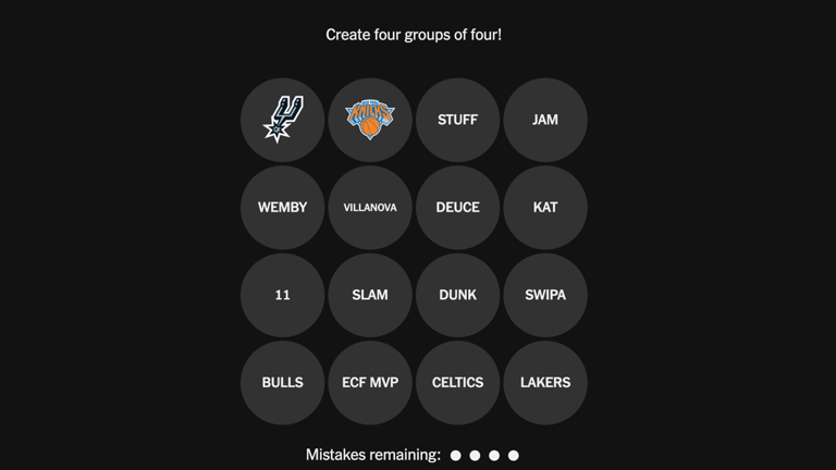 Get today's hints and answers for NYT Connections sports edition - June ...