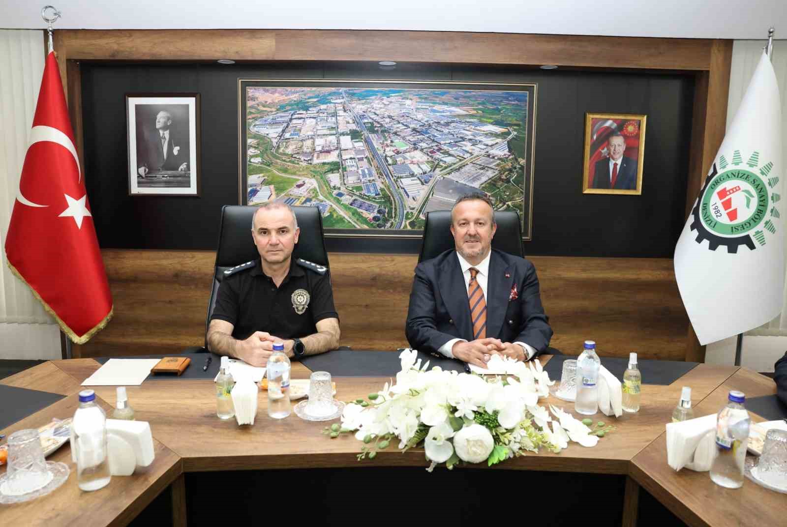 Denizli İl Emniyet Müdürü Sağdıç’tan Denizli OSB Yönetimine tebrik ...